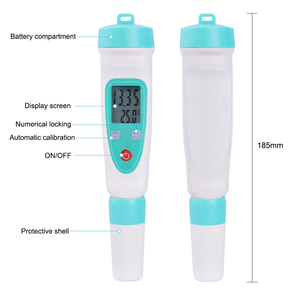 Buy PH Meter Waterproof with auto calibration online at best price in ...